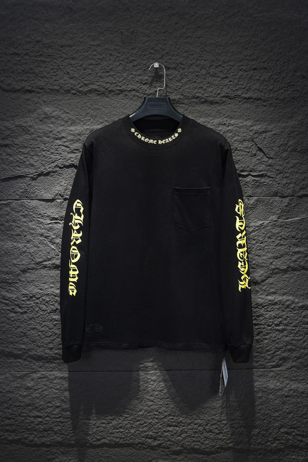 CHROME HEARTS YELLOW COLLAR LONGSLEEVE BLACK – Prime Reps